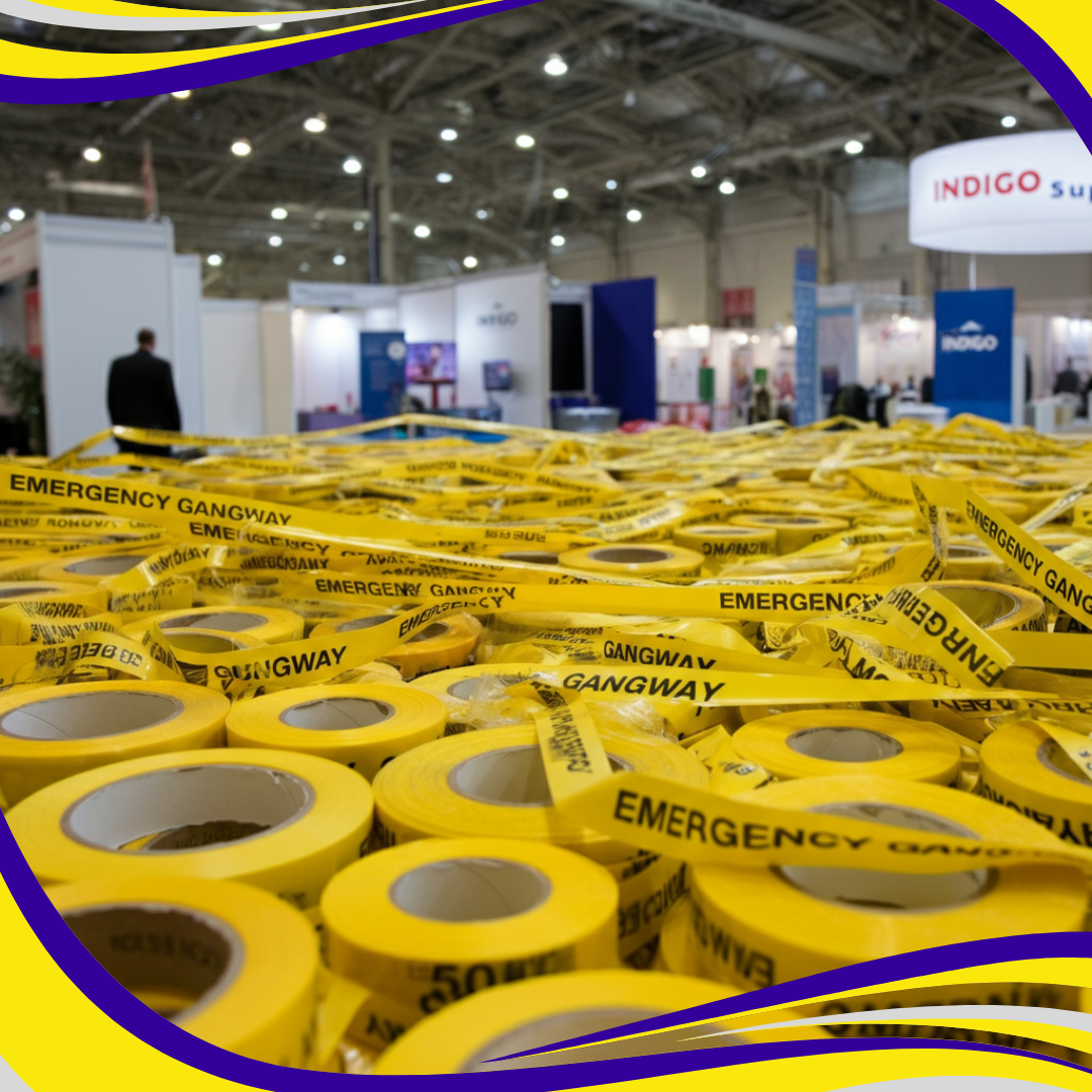 Emergency Gangway Keep Clear Tape – Indigo Supplies Ltd