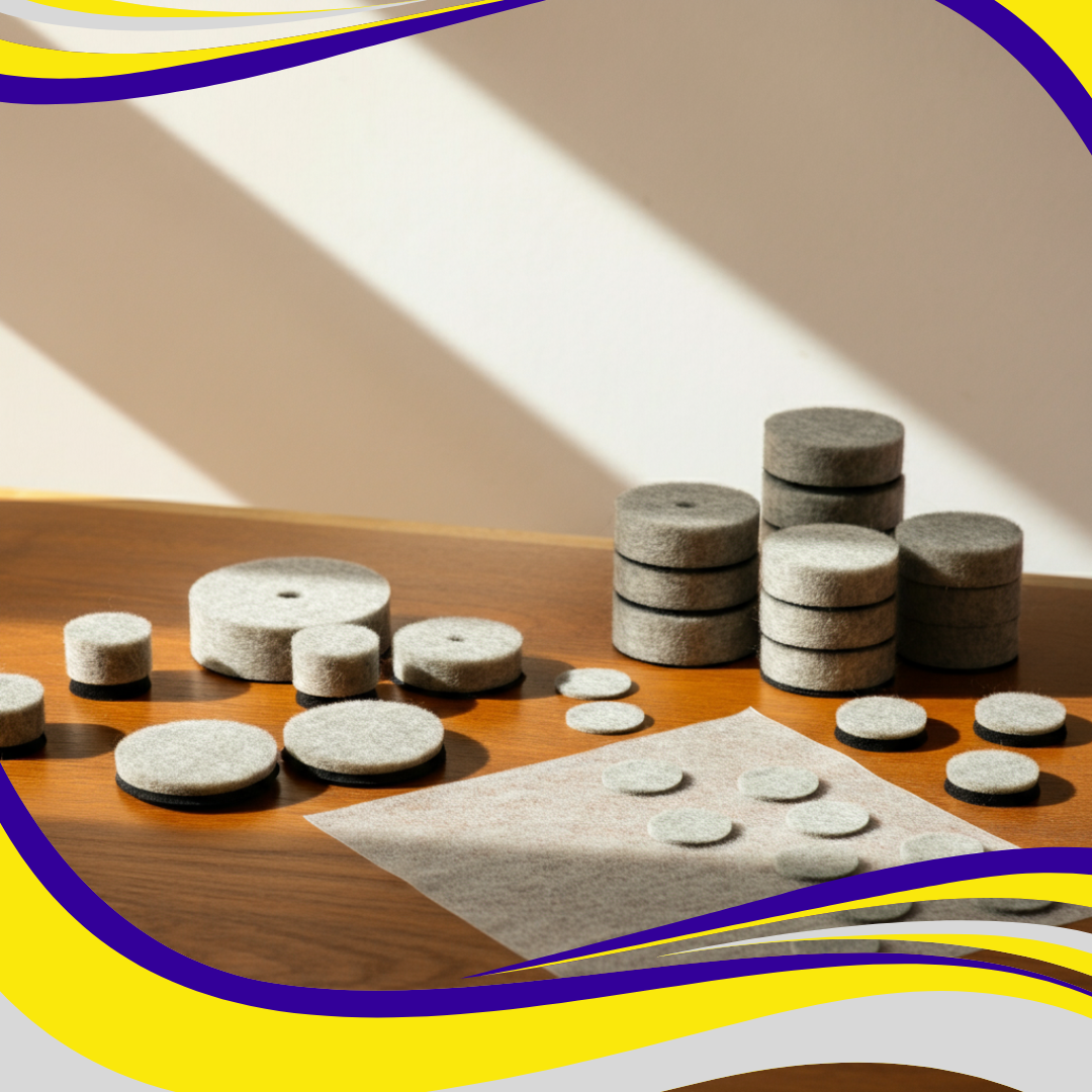 Felt Tape & Felt Floor Protector Pads – Indigo Supplies Ltd