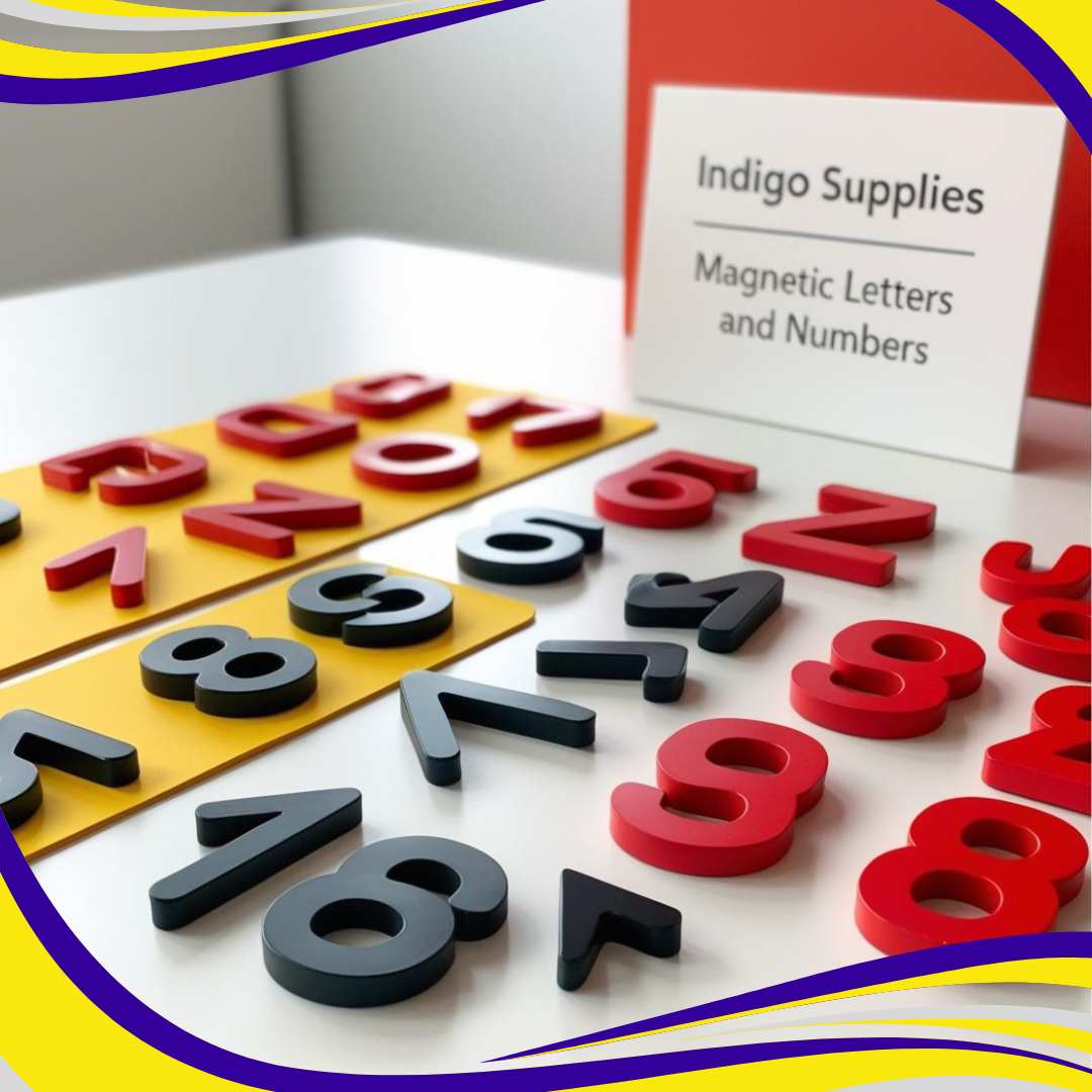 Magnetic Letters & Numbers – Indigo Supplies Ltd