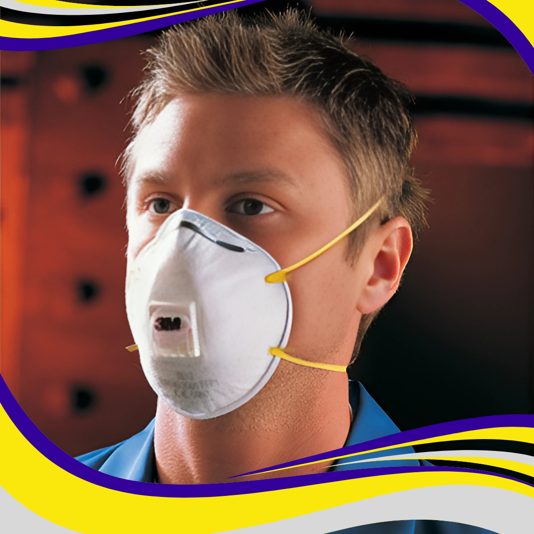 Dust Mask 3M 8812 FFP1 Respirator with VALVE (X5) | Indigo Supplies Ltd