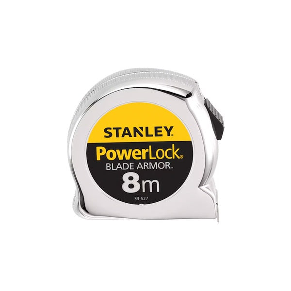Stanley Powerlock Tape 8M – Indigo Supplies Ltd
