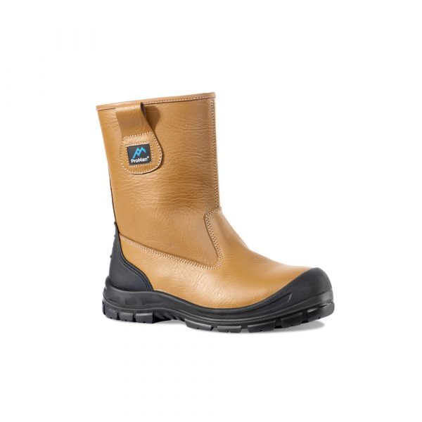Rock Fall Pro Man PM104 Chicago Rigger Safety Boot – S3 SRC Tan ...