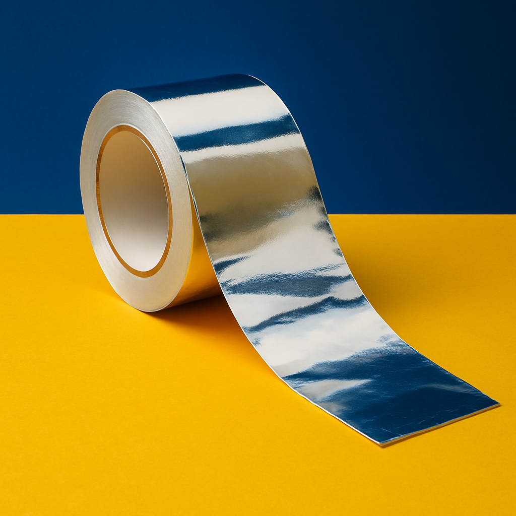 Visqueen Gas Resistant Foil Lap Tape 75mm x 50m – Indigo Supplies Ltd