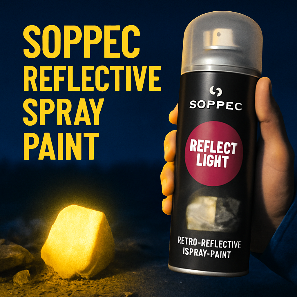 Soppec® Reflective Spray Paint 500ml – Indigo Supplies Ltd