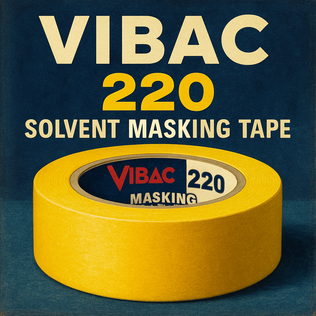 Vibac 220 Solvent Masking Tape – Indigo Supplies Ltd