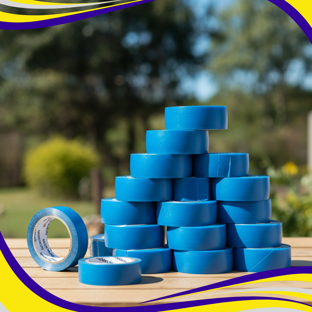 Masking Tape Weather Resistant Blue | Indigo Supplies Ltd