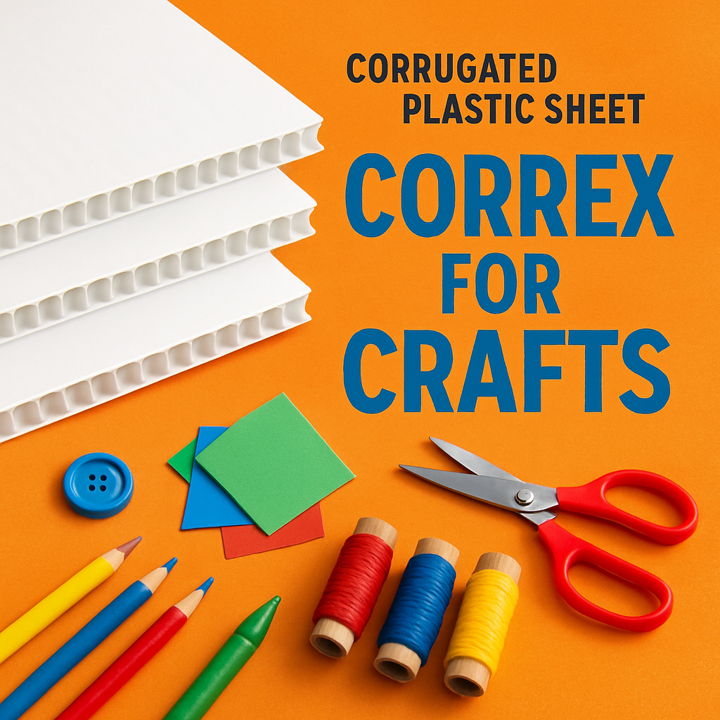 Correx® Corrugated Plastic For Craft (call for price) – Indigo Supplies Ltd