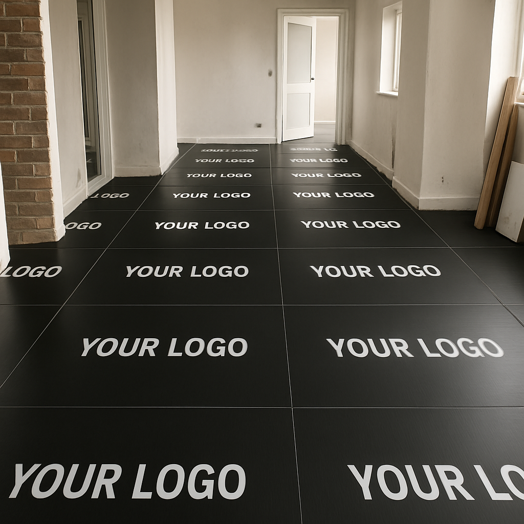 Correx® Custom Printed Floor Protection Sheets – Indigo Supplies Ltd