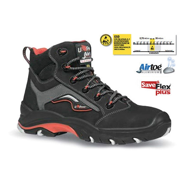 U-Power Robust S3 SRC ESD Safety Boot – Indigo Supplies Ltd