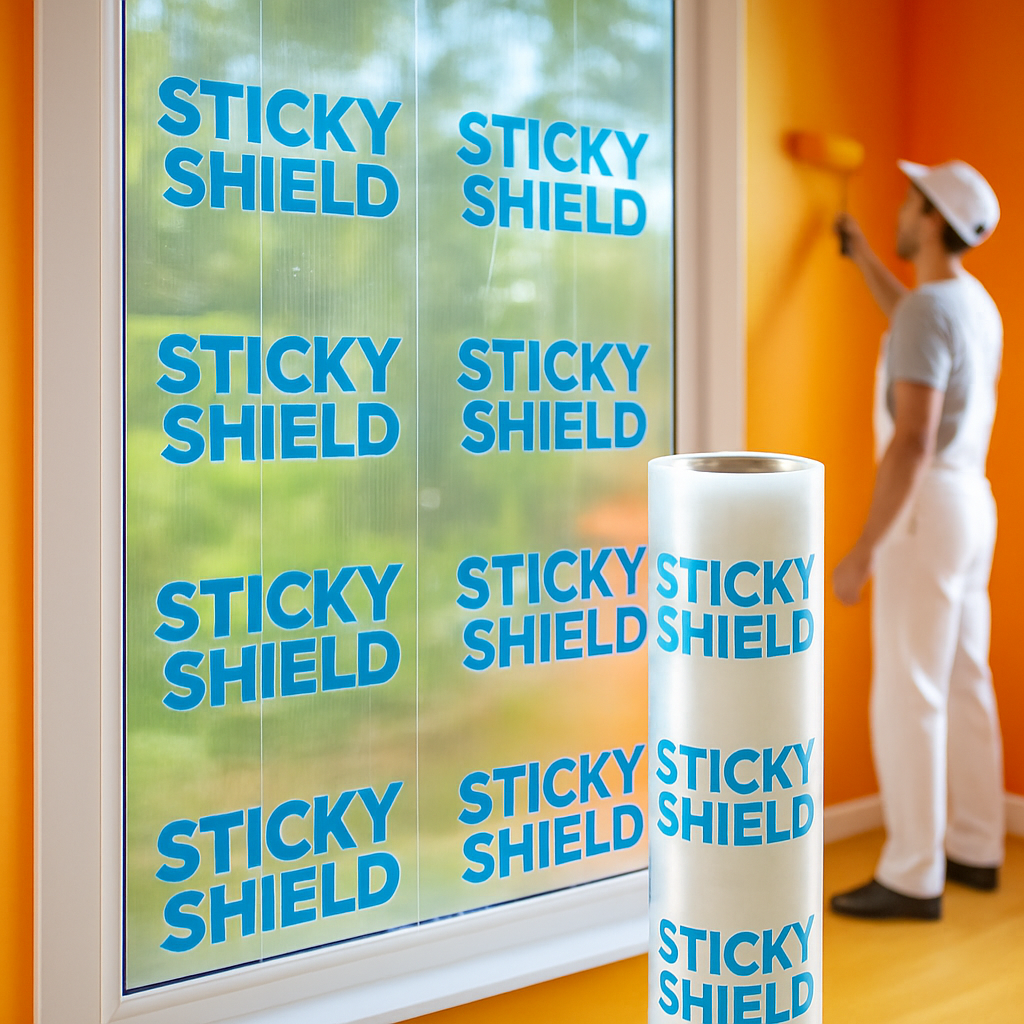 Sticky Shield® Adhesive Window Protector Film Peelable Protection ...